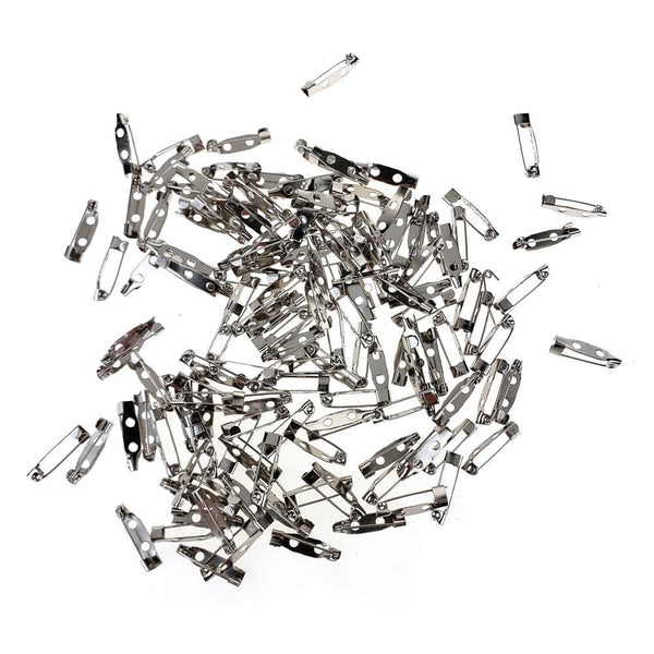 Metal Pin Back Clasp, 3/4-Inch, 144-Count – Party Spin